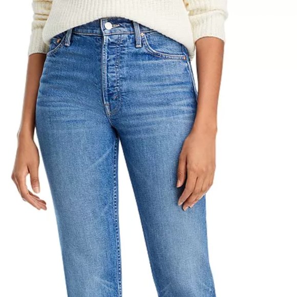 MOTHER | Jeans | Mother The Tomcat High Rise Cropped Straight Jeans ...